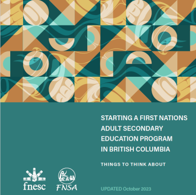First Peoples Principles of Learning Poster - FNSA